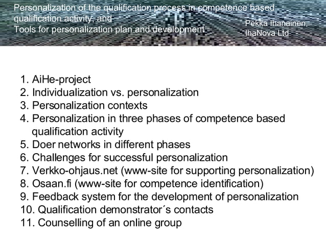 Personalization | PPT