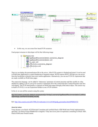 Personalization in webcenter portal | PDF