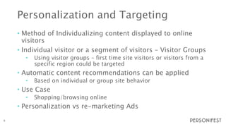 Personalization, Targeting & the Content Provider Model | PPT