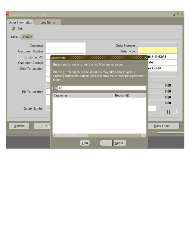 Personalization To Restrict Values In Customer Name And Number Lov In