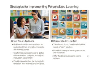 Dr. Timothy Gadson - Personalized Learning: Empowering Students for Success | PPT