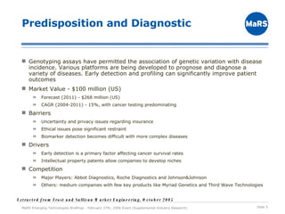 Personalized Medicine: Genetic Diagnostics Technologies | PPT
