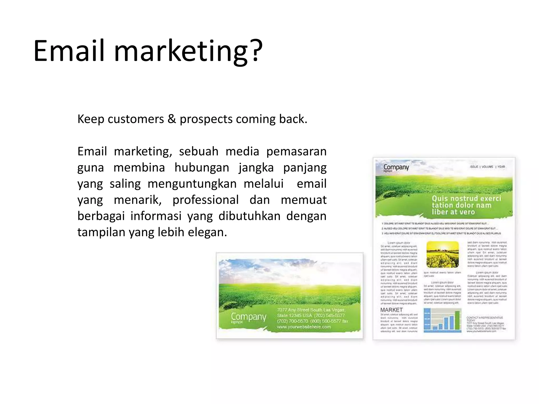 Personalized email communication campaign | PPTX