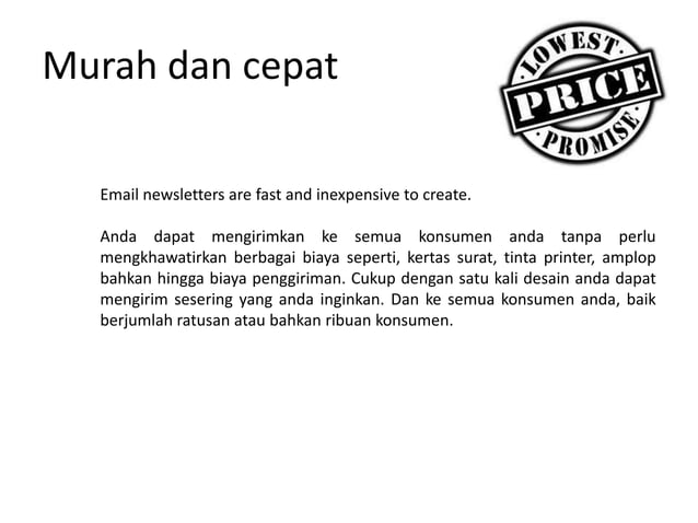 Personalized email communication campaign | PPTX