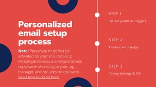 Personalized Emails in Personyze | PDF