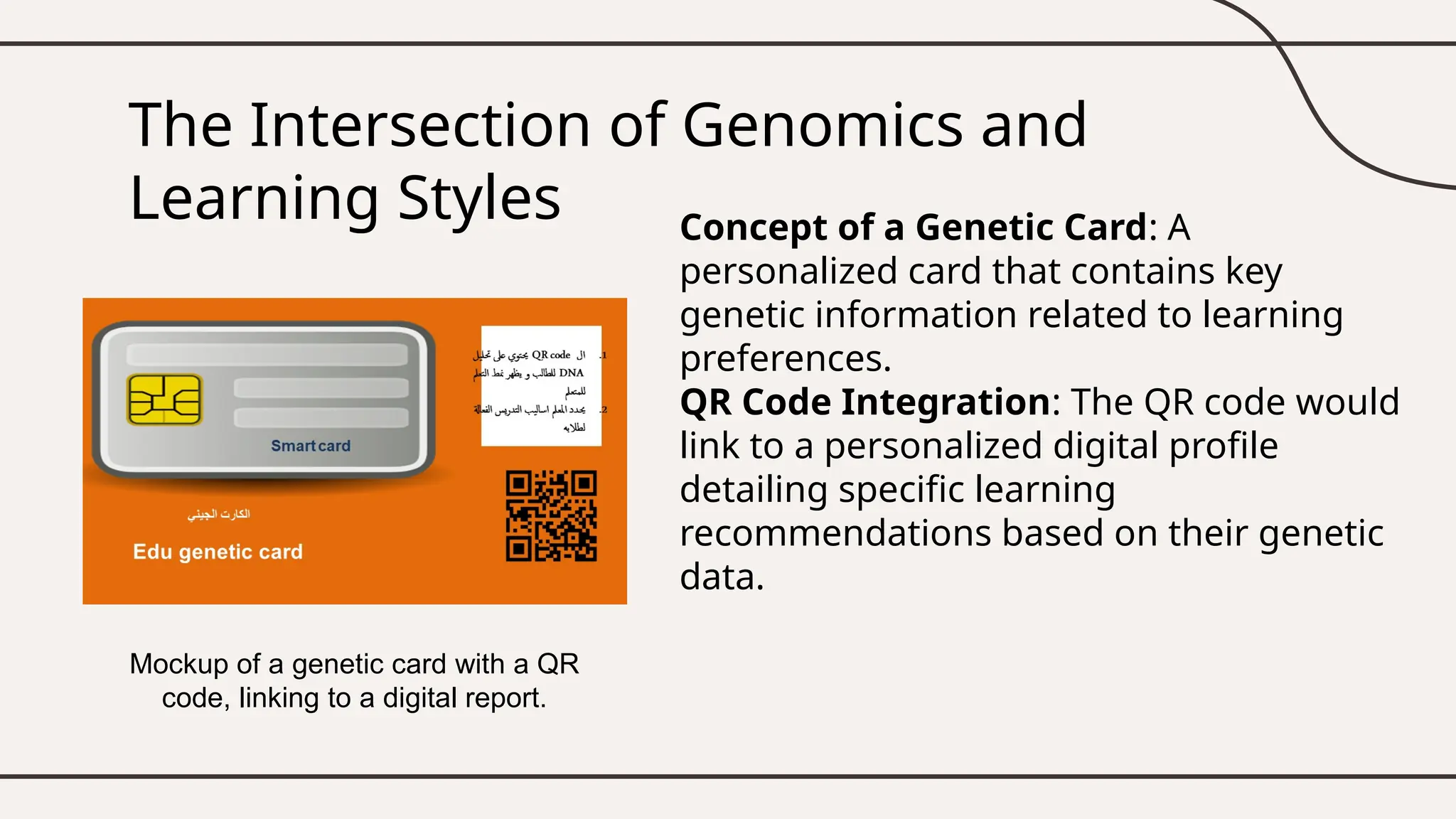 Personalized Genetic Cards for learning | PPT