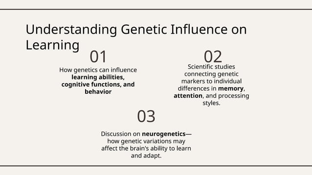 Personalized Genetic Cards for learning | PPT