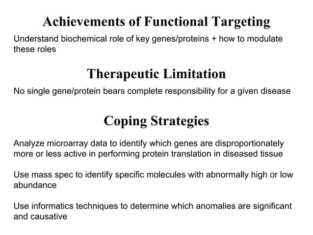 Personalized medicine via molecular interrogation, data mining and ...