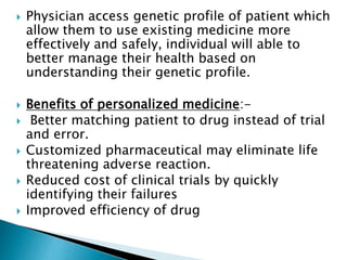 Personalized medicine | PPTX
