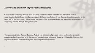 PERSONALIZED MEDICINE and customised drug delivery L-1.pptx