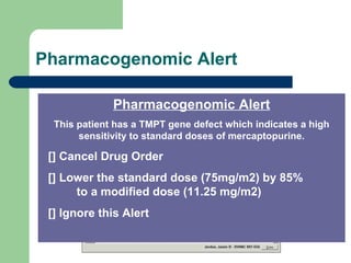 Genomics, Personalized Medicine and Electronic Medical Records | PPT