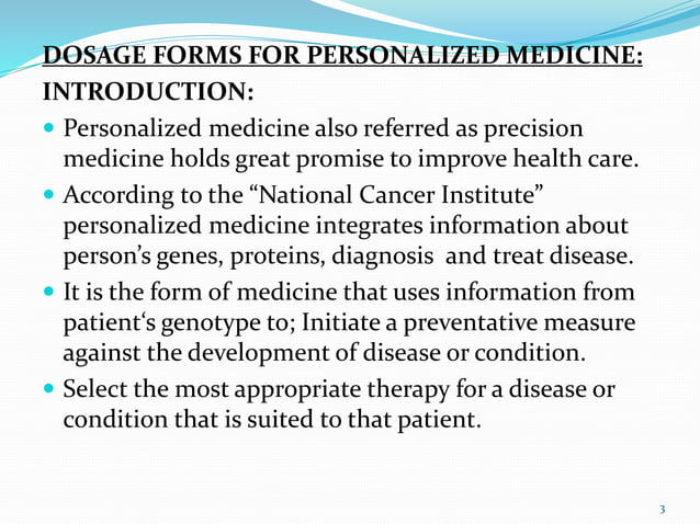 Personalized medicines | PPTX