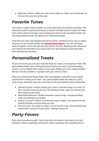 Personalized Party | PDF