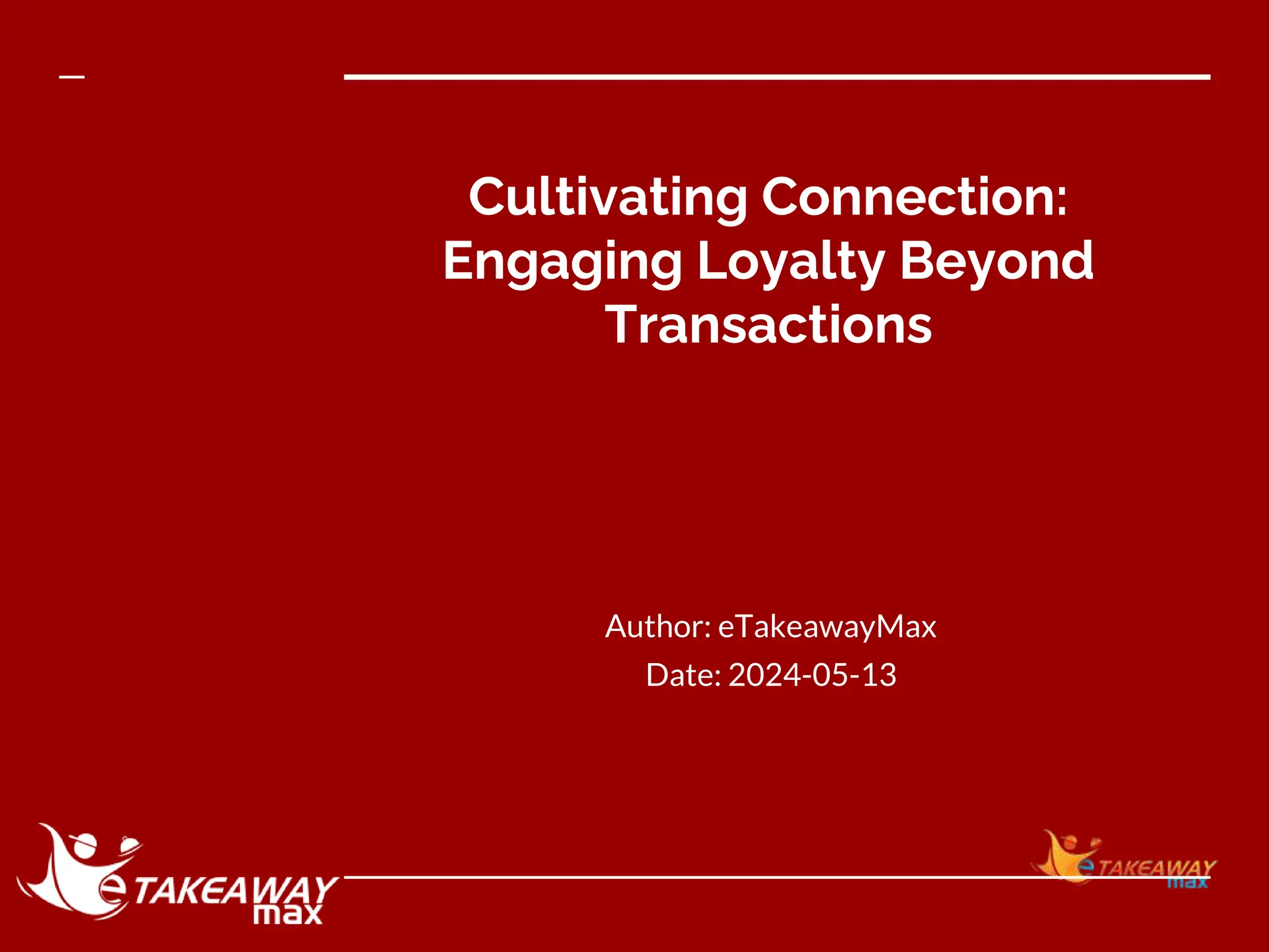 Cultivating Connection: Engaging Customer Loyalty Beyond Transactions | PPTX | Business ...