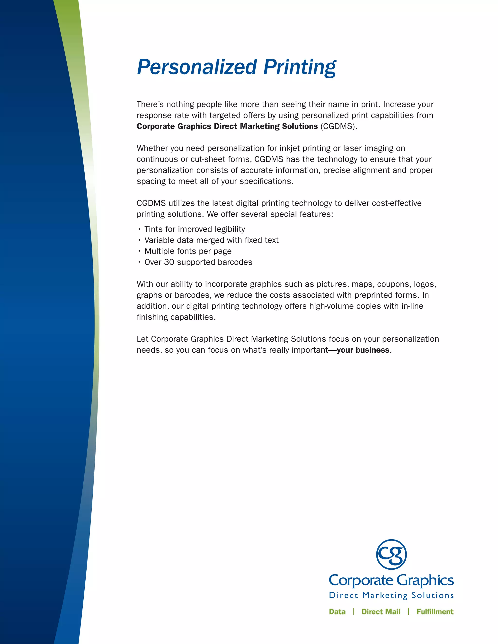 Personalized Print | PDF