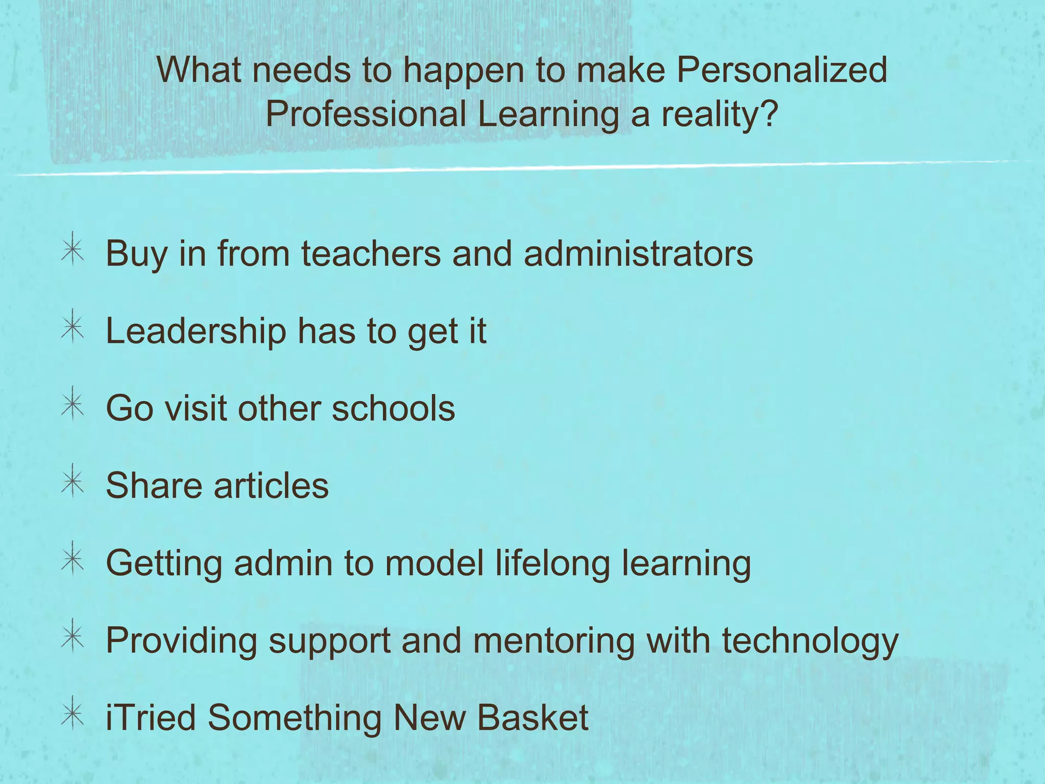 Personalized Professional Learning | PPT