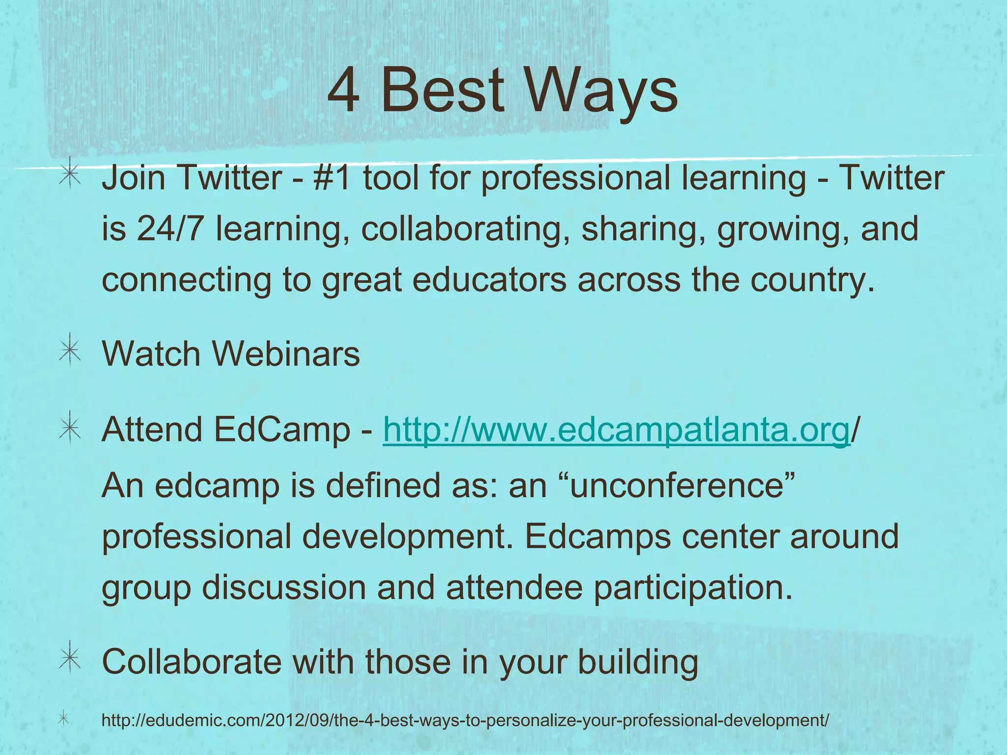 Personalized Professional Learning | PPT