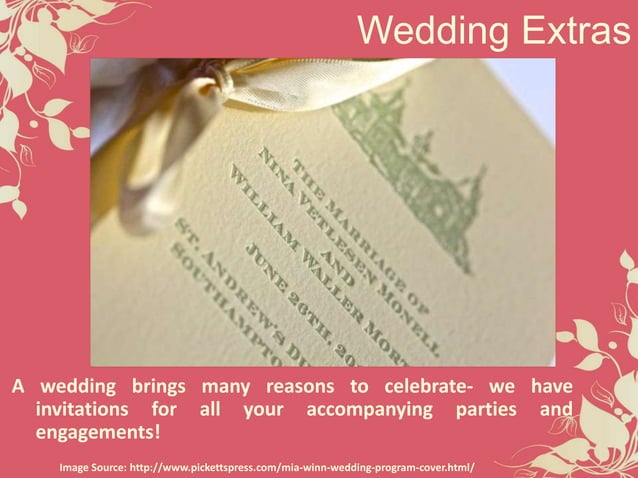 Wedding Invitations Ideas - Personalized Your Wedding & Engagement Invitations | PPTX