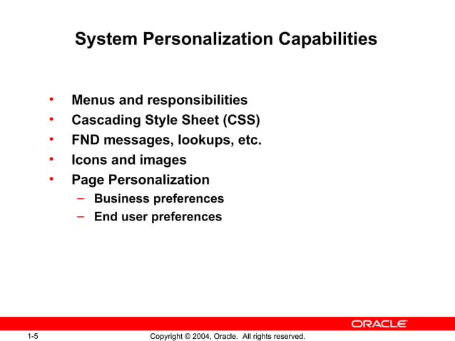 Personalizing Oa Framework Pages | PDF
