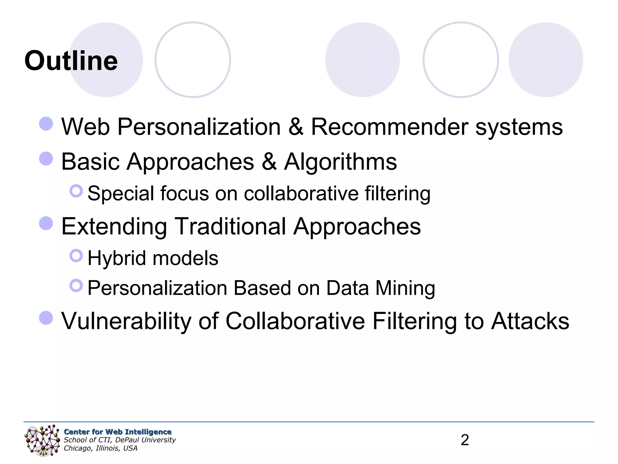 Personalizing the web building effective recommender systems | PPT