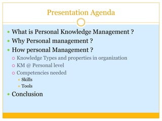 Personal Knowledge Management | PPTX
