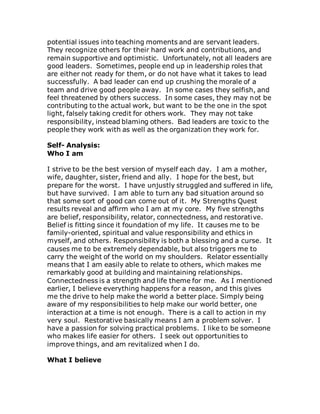 Personal Leadership Philosophy | DOCX