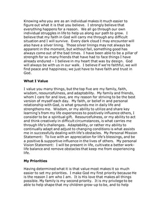 Personal Leadership Philosophy | DOCX