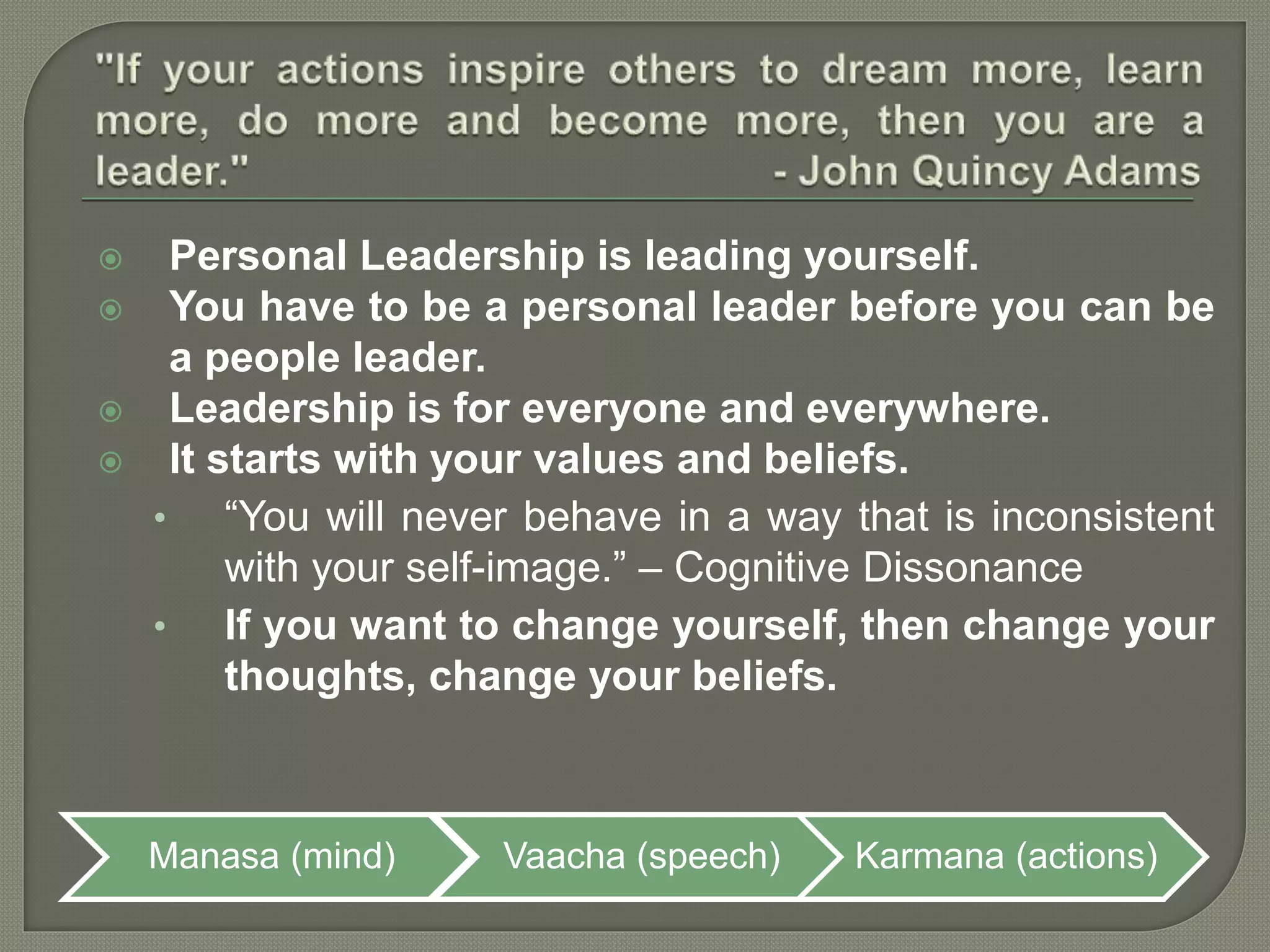 Personal Leadership | PPTX | Career Advice | Careers