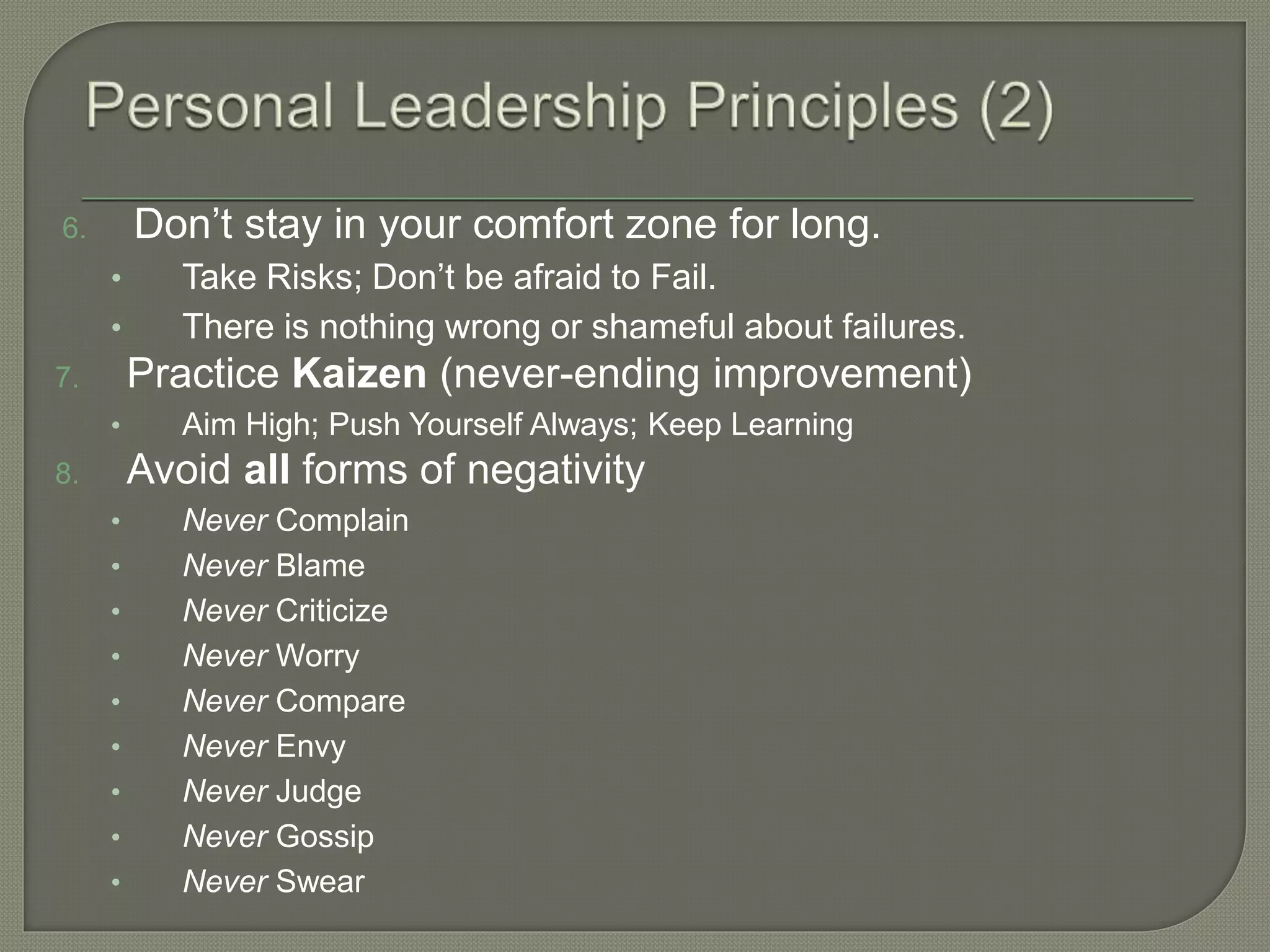 Personal Leadership | PPTX | Career Advice | Careers