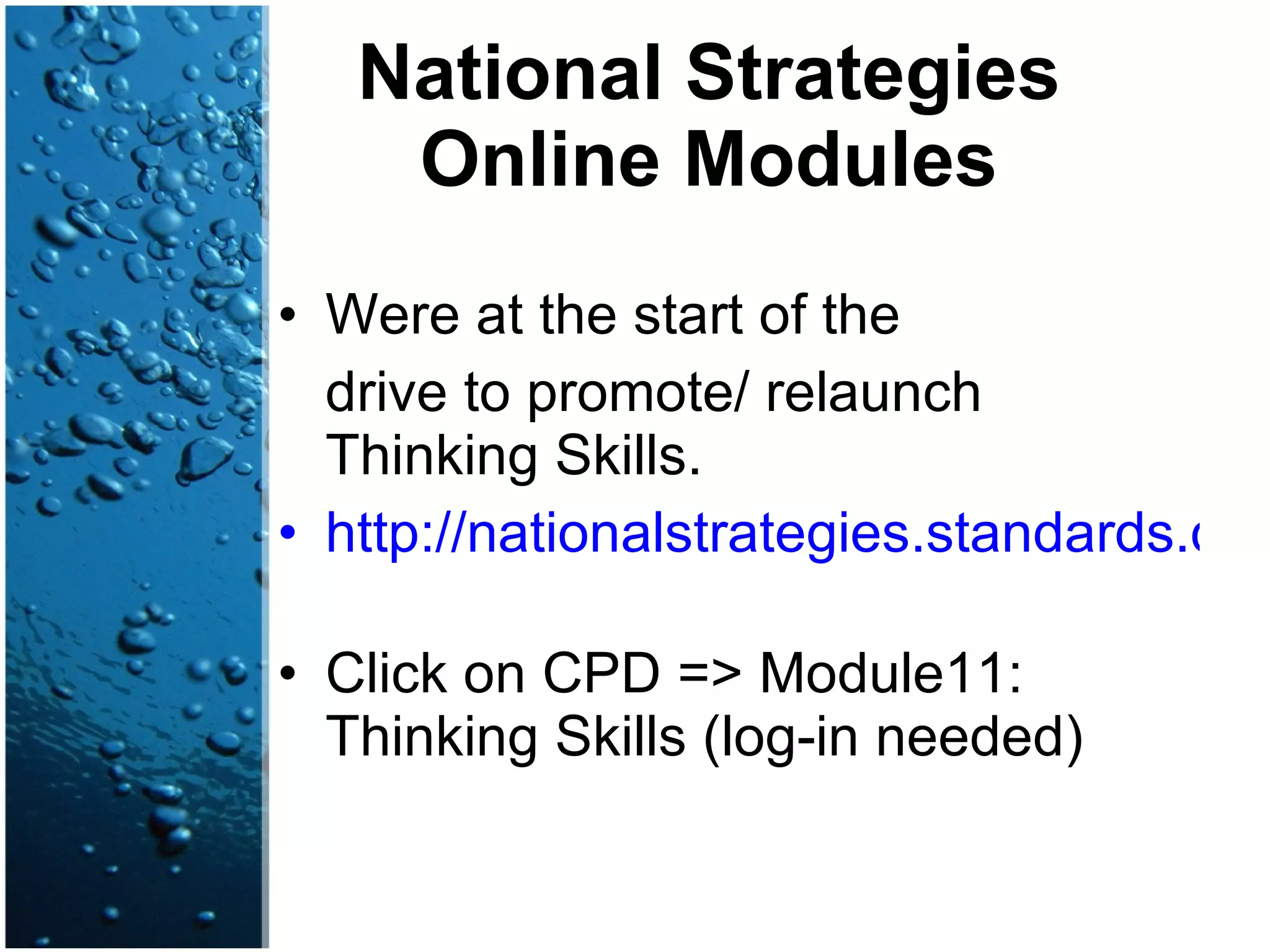 Personal learning and thinking skills in the mfl classroom new | PPT