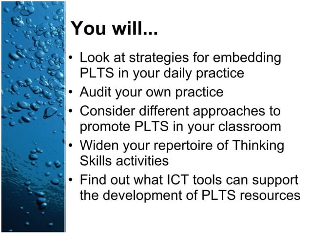 Personal learning and thinking skills in the mfl classroom new | PPT