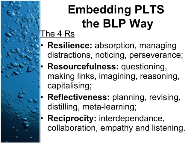 Personal learning and thinking skills in the mfl classroom new | PPT