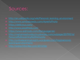 Personal learning environment | PPTX