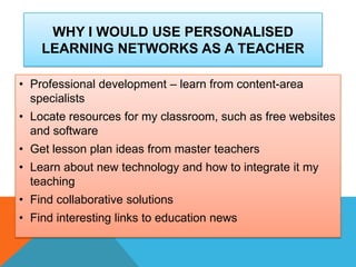 Personal Learning Network | PPTX