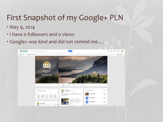 Personal Learning Network Reflection Ppt