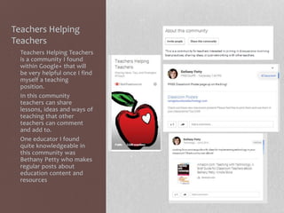 Personal Learning Network Reflection | PPT