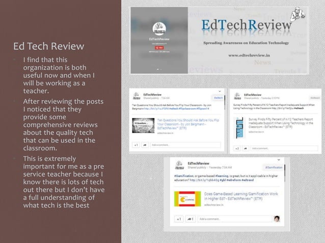 Personal Learning Network Reflection | PPT