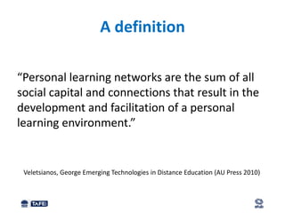 Personal learning networks | PPTX