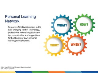 Personal learning networks | PPT