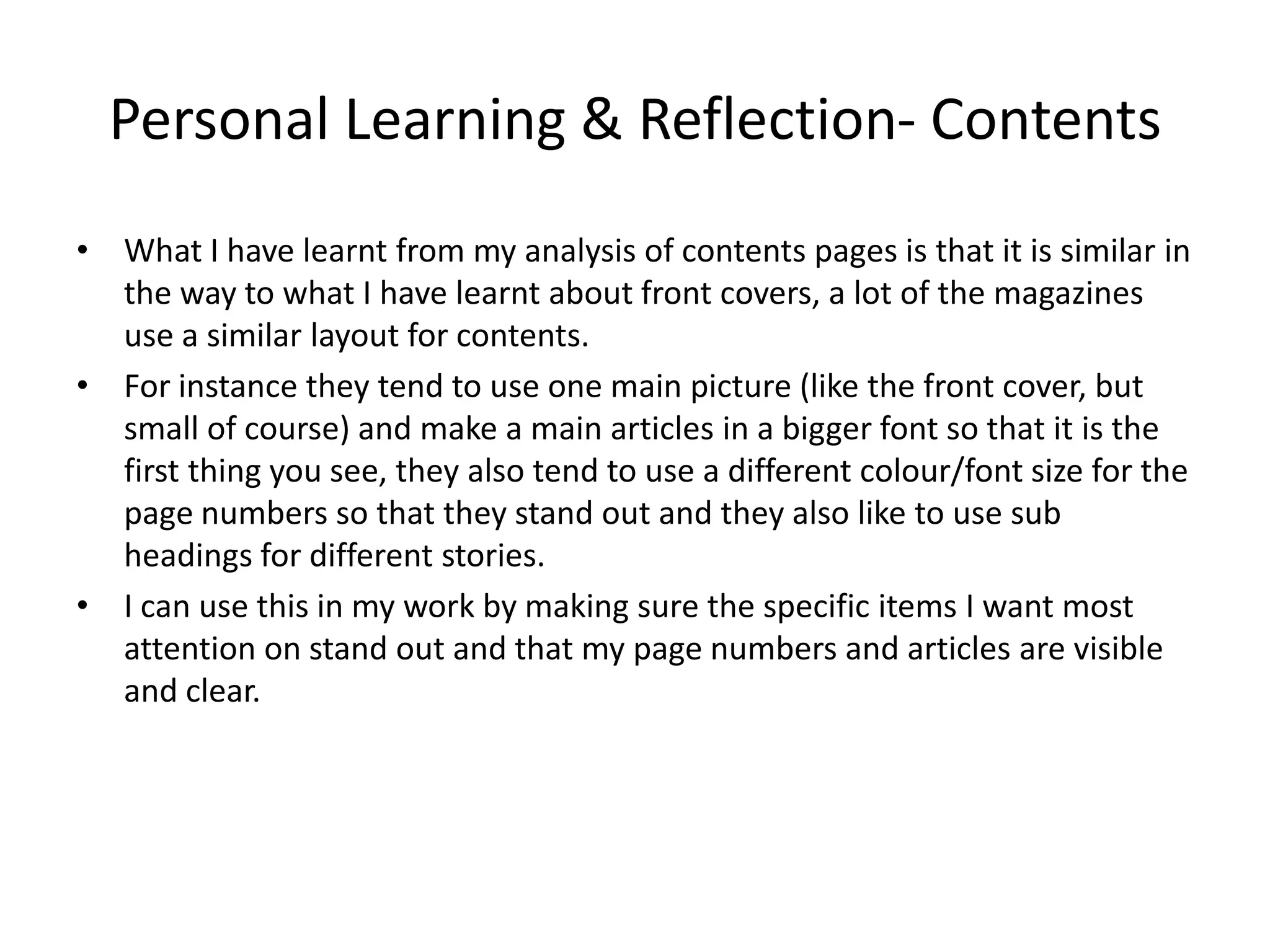 Personal learning & reflection on Research. | PPTX