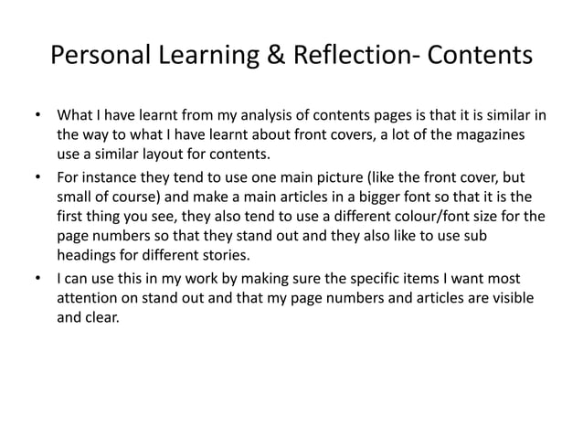 Personal learning & reflection on Research. | PPTX