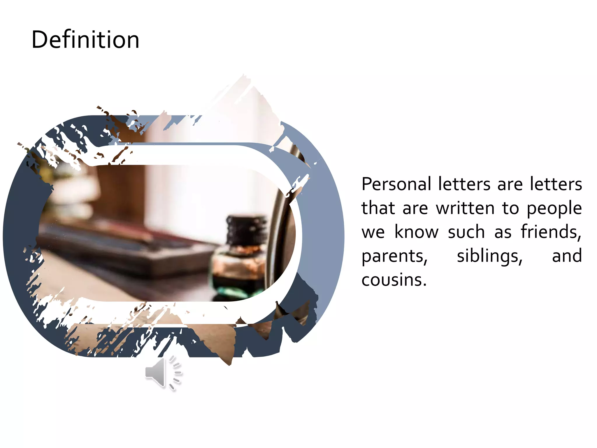 Personal letter 1 | PPTX