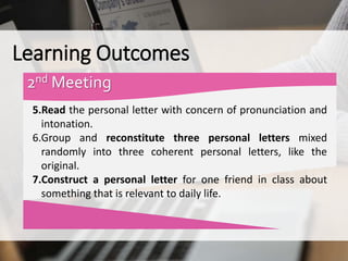 Personal letter | PPTX