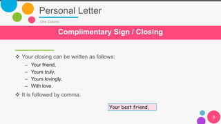 Personal Letter KELAS 11 SMT 2.pptx