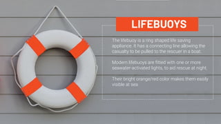 Personal Life Saving Appliances | PDF