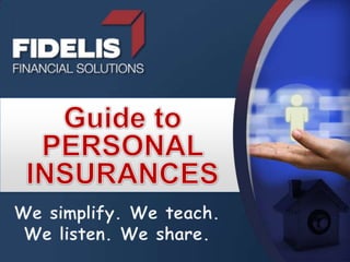 Guide to Personal life insurance | PPT