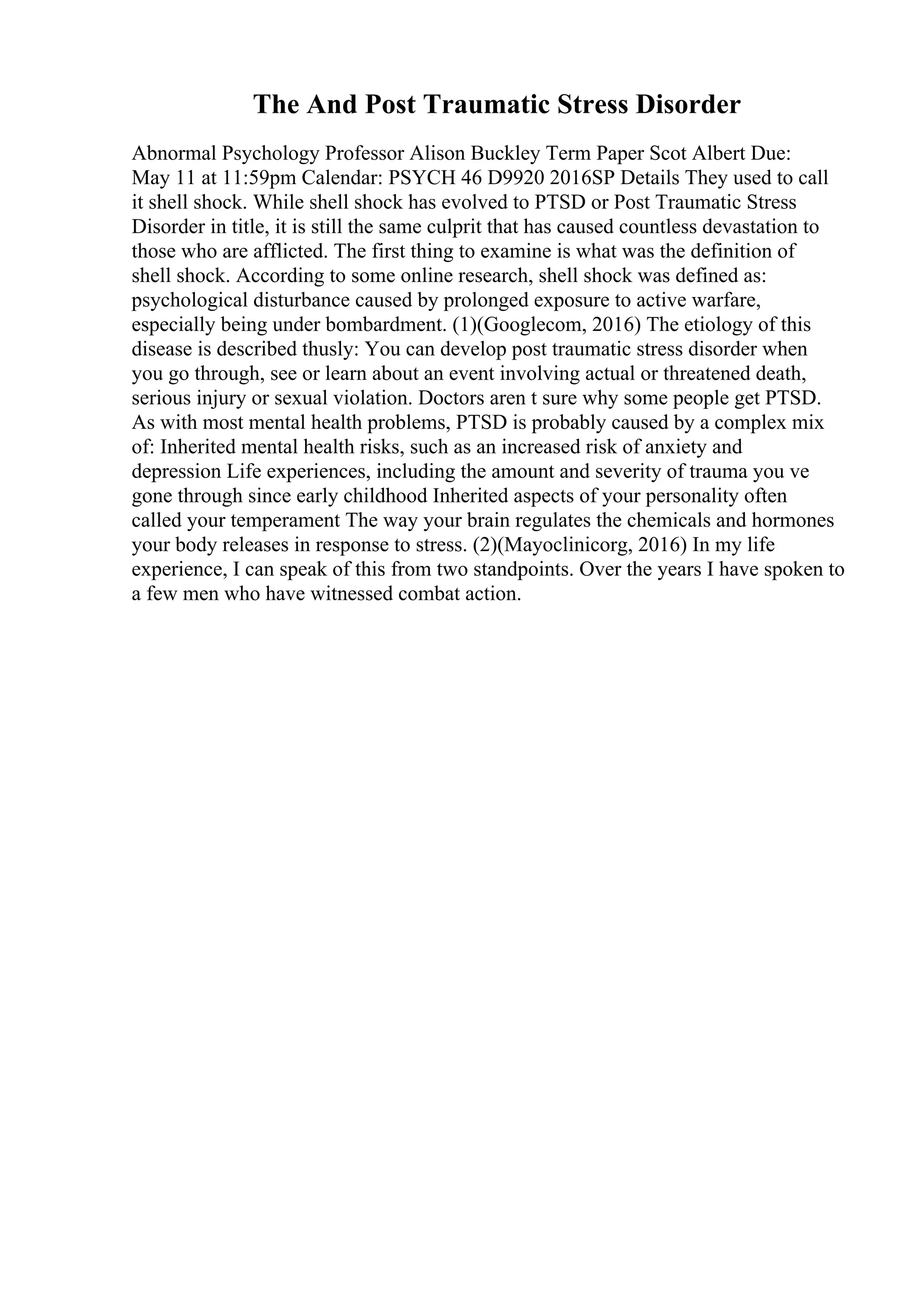 Personal Life Story Essay | PDF