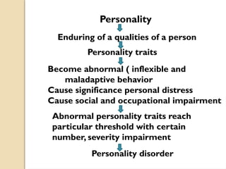 Understanding Personality Disorders: Key Insights | PPTX