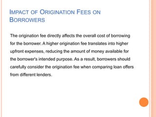 The Ins and Outs of Personal Loan Origination Fees | PPSX