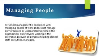 Personal management | PPTX